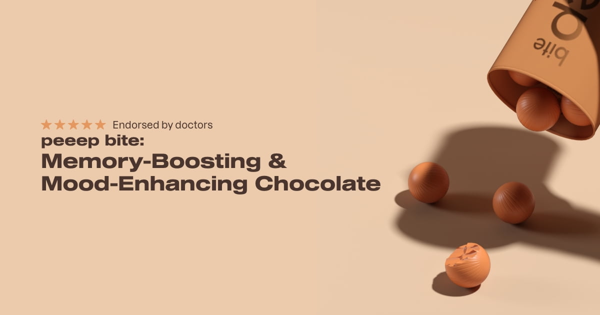 peeep bite: Memory-Boosting & Mood-Enhancing Chocolate